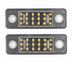 License plate lamp 1 pair