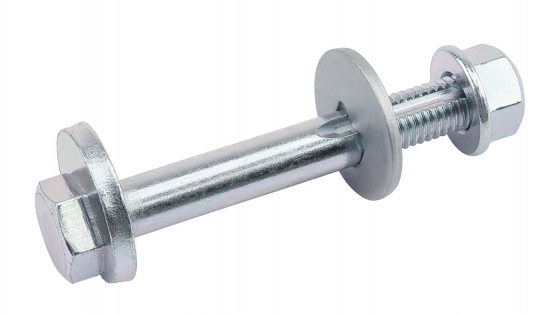 Eccentric bolt camber